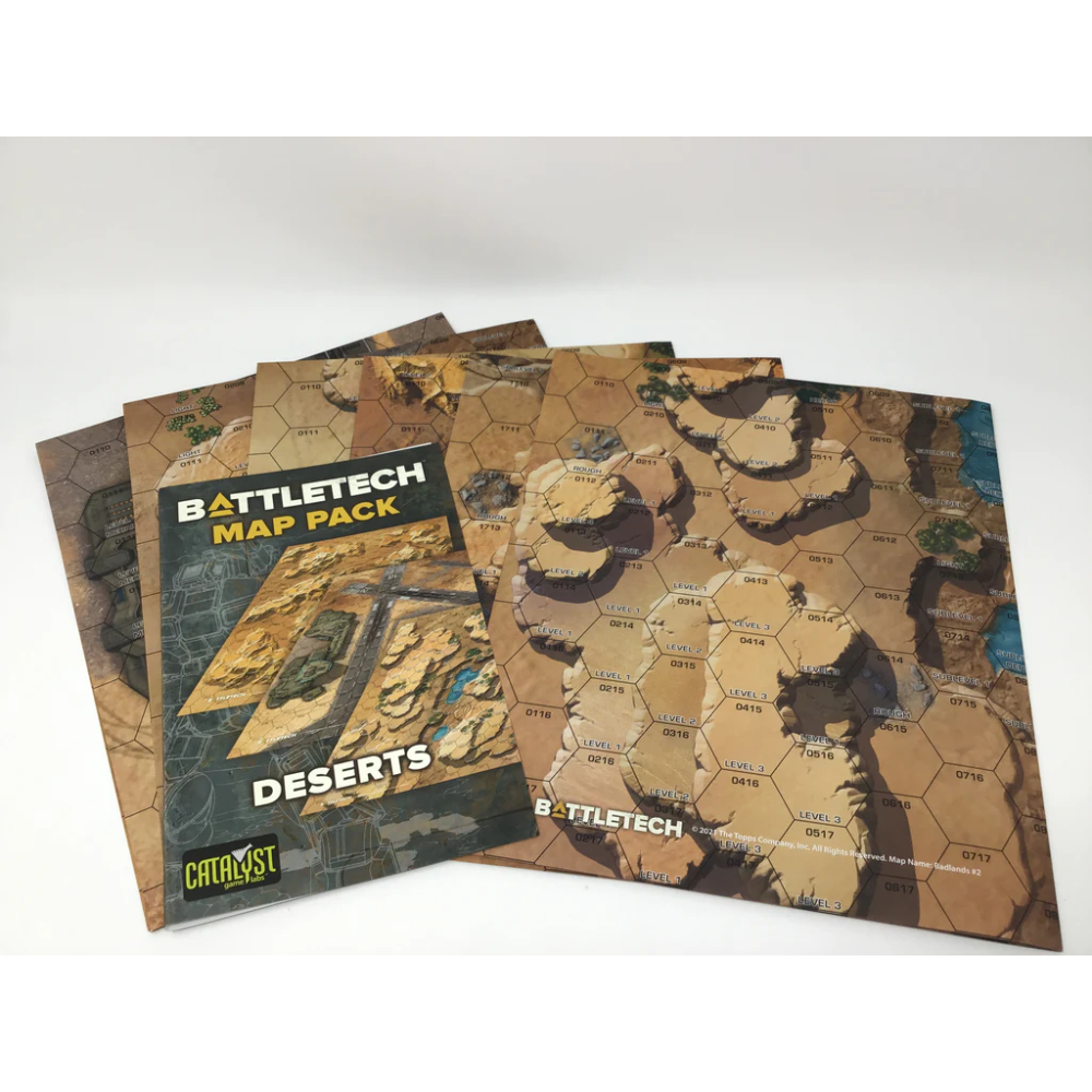 BattleTech Map Pack – Deserts – Grinning Gargoyle Gaming