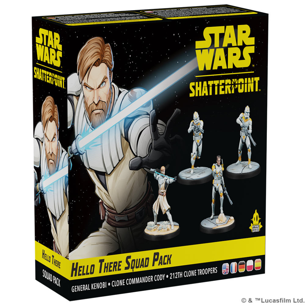 Star Wars Shatterpoint – General Obi-Wan Kenobi Squad Pack – Grinning ...