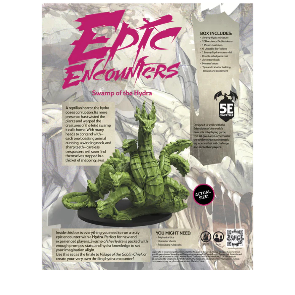 Epic Encounters – Swamp of the Hydra – Grinning Gargoyle Gaming